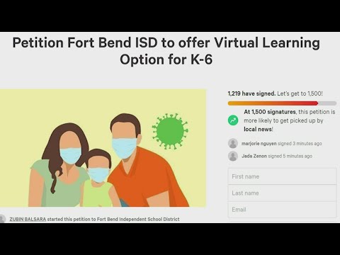 Fort Bend ISD parents push for online options