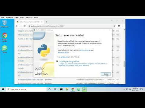 Installing Python 3 on Windows 10 2020