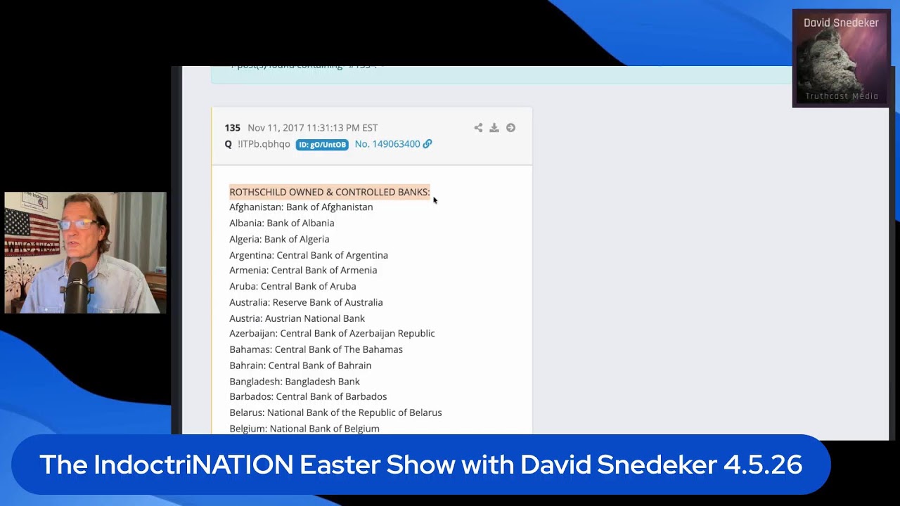 The IndoctriNATION Easter Show with David Snedeker 4.5.26