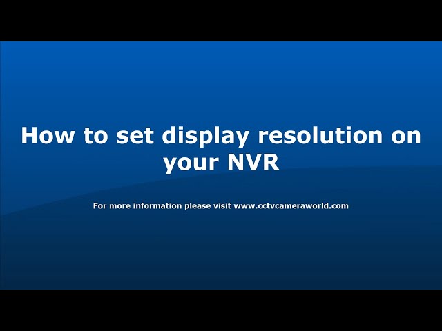 Display Resolution Explained
