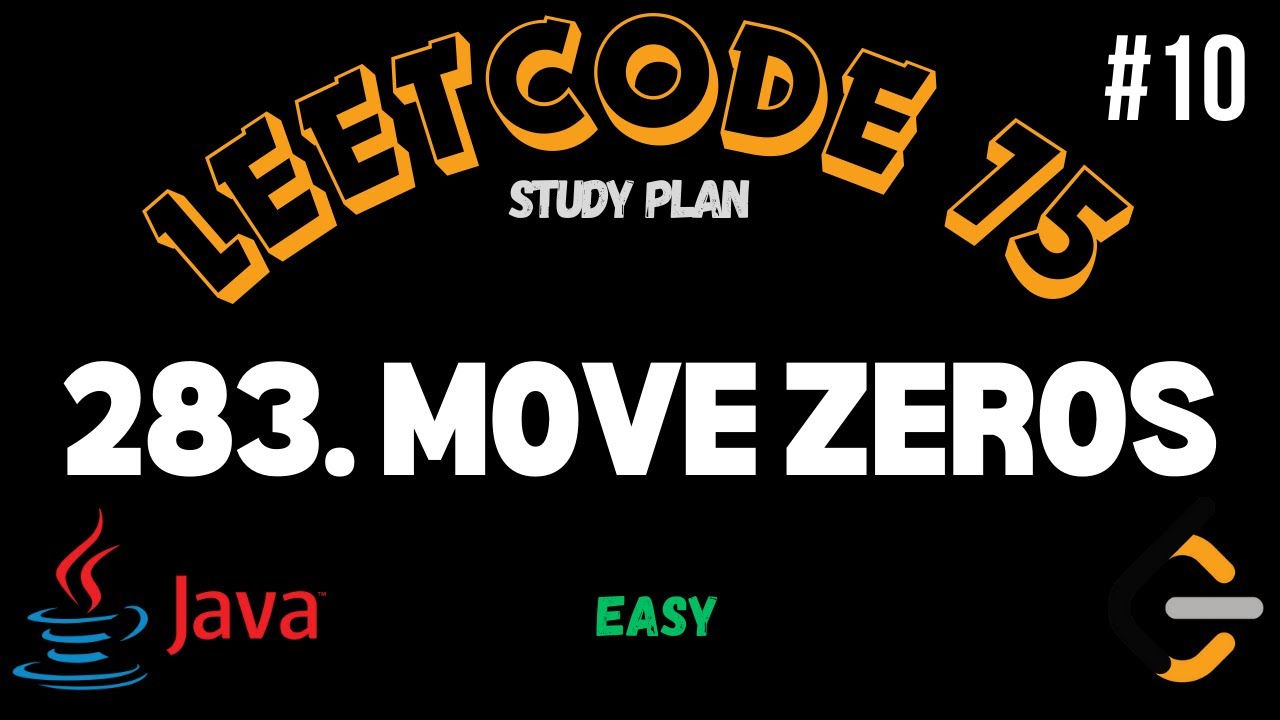 Leetcode | 283. Move Zeroes | Easy | Java Solution