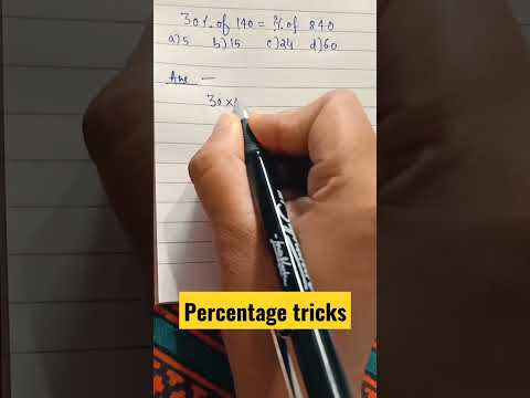 30% of 140 = what%of 840 #maths #algebra #mathematics #percentage