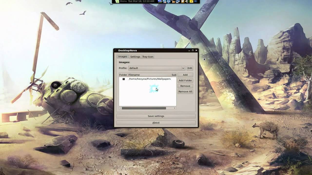 DesktopNova Wallpaper Changer - Linux Mint 8
