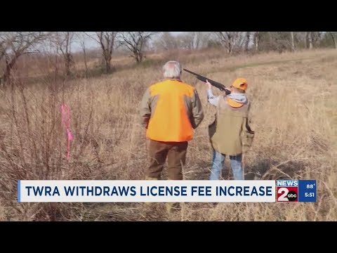 TWRA withdraws hunting, fishing license fee increase