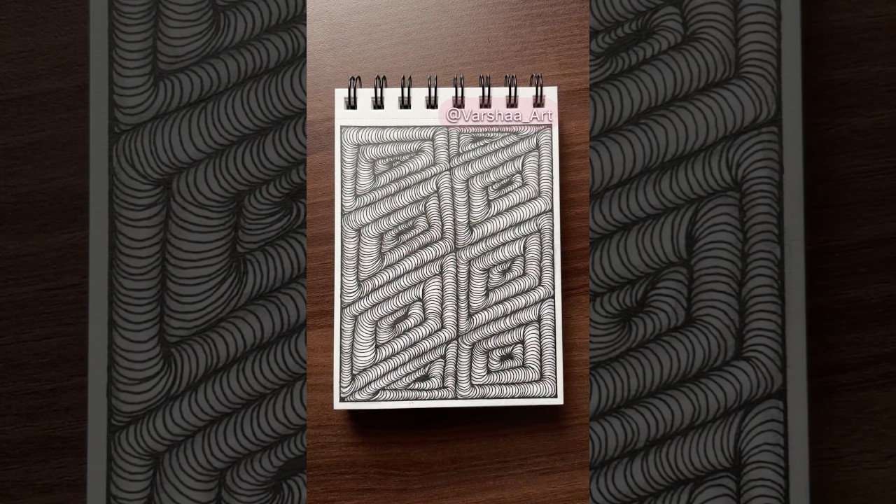 Day 207 - Easy Doodle Art Tutorial #doodle #doodleart #easy #drawing #art #zentangle #zen