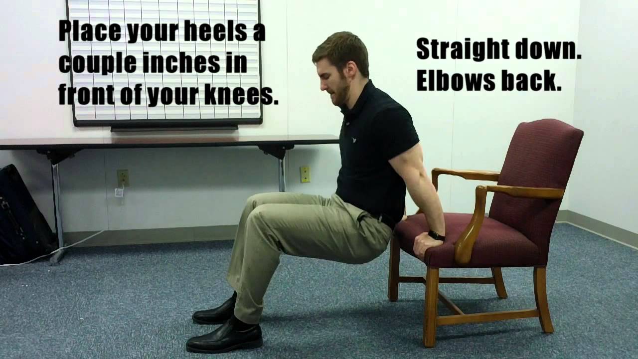 Deskercise - Chair Dips