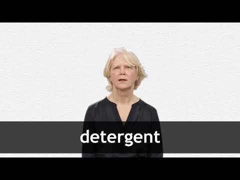 How to pronounce DETERGENT in American English