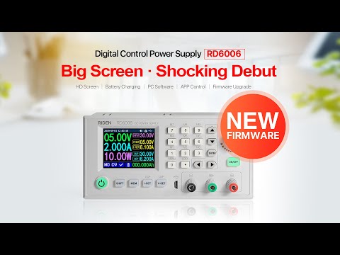 RD6006/RD6006W firmware update and new functions - Commercial Sellers ...