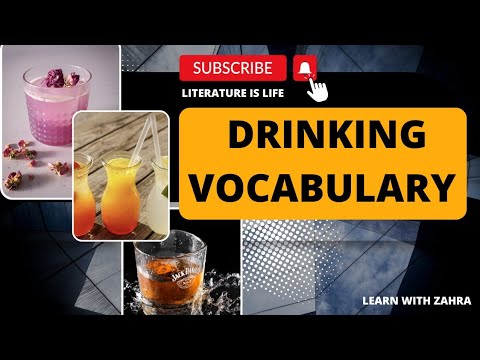 Drink vocabulary /sentence of drink?/What words describe drinks?