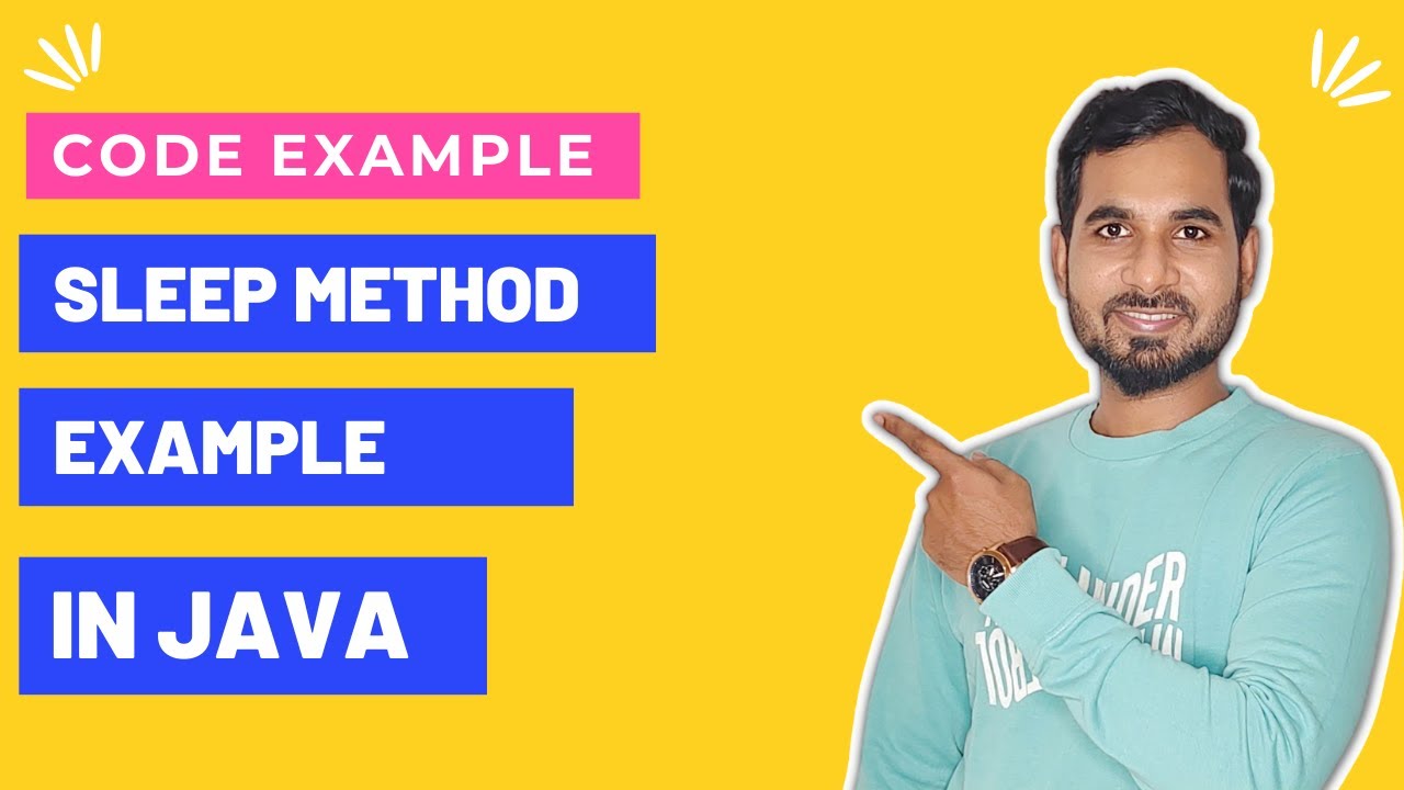 Sleep Method Example In Java | Interview Questions on Java Multithreading