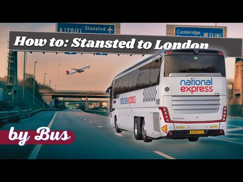 Stansted Airport to London by bus - National Expres to Liverpool Street