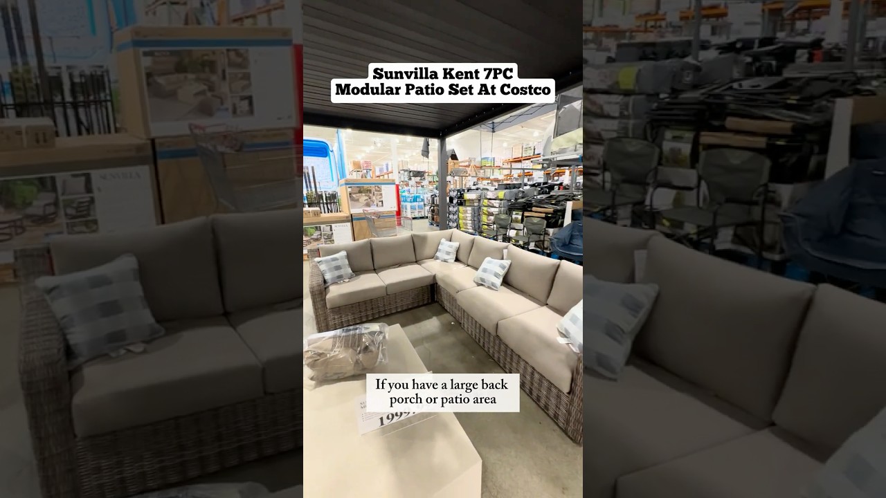 Transform Your Patio with This Stunning Costco Sectional Set!