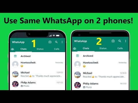 How to Use Whatsapp on 2 Phones with Same Number Without Whatsapp Web!! - Howtosolveit