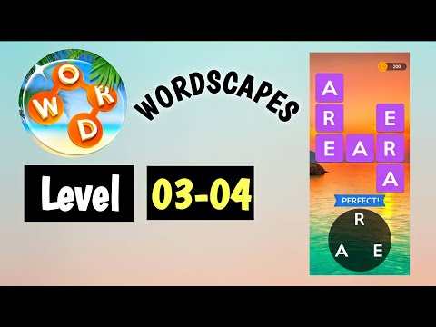 WORDSCAPES PUZZLE LEVEL 3-4 WALKTHROUGH