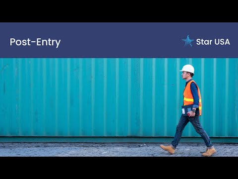 Post Entry Options
