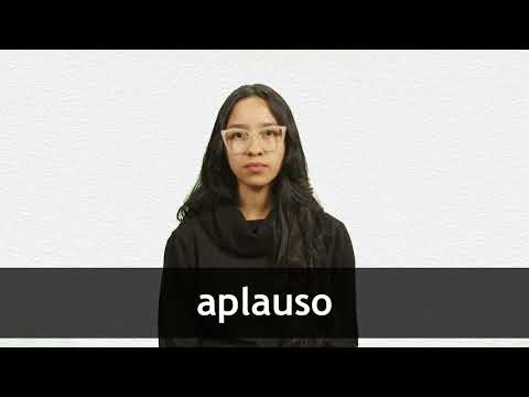 English Translation of “APLAUSO” | Collins Spanish-English Dictionary