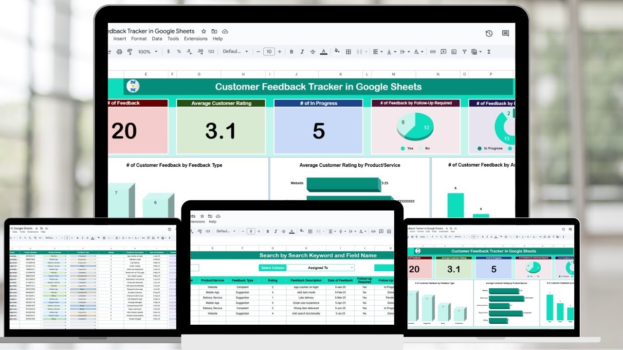 Customer Feedback Tracker in Google Sheets