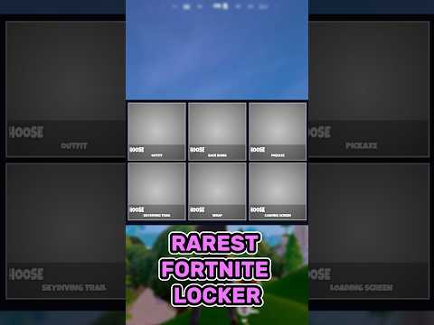 Building The RAREST FORTNITE Locker #fortnite #fortniteog #fortnitelocker