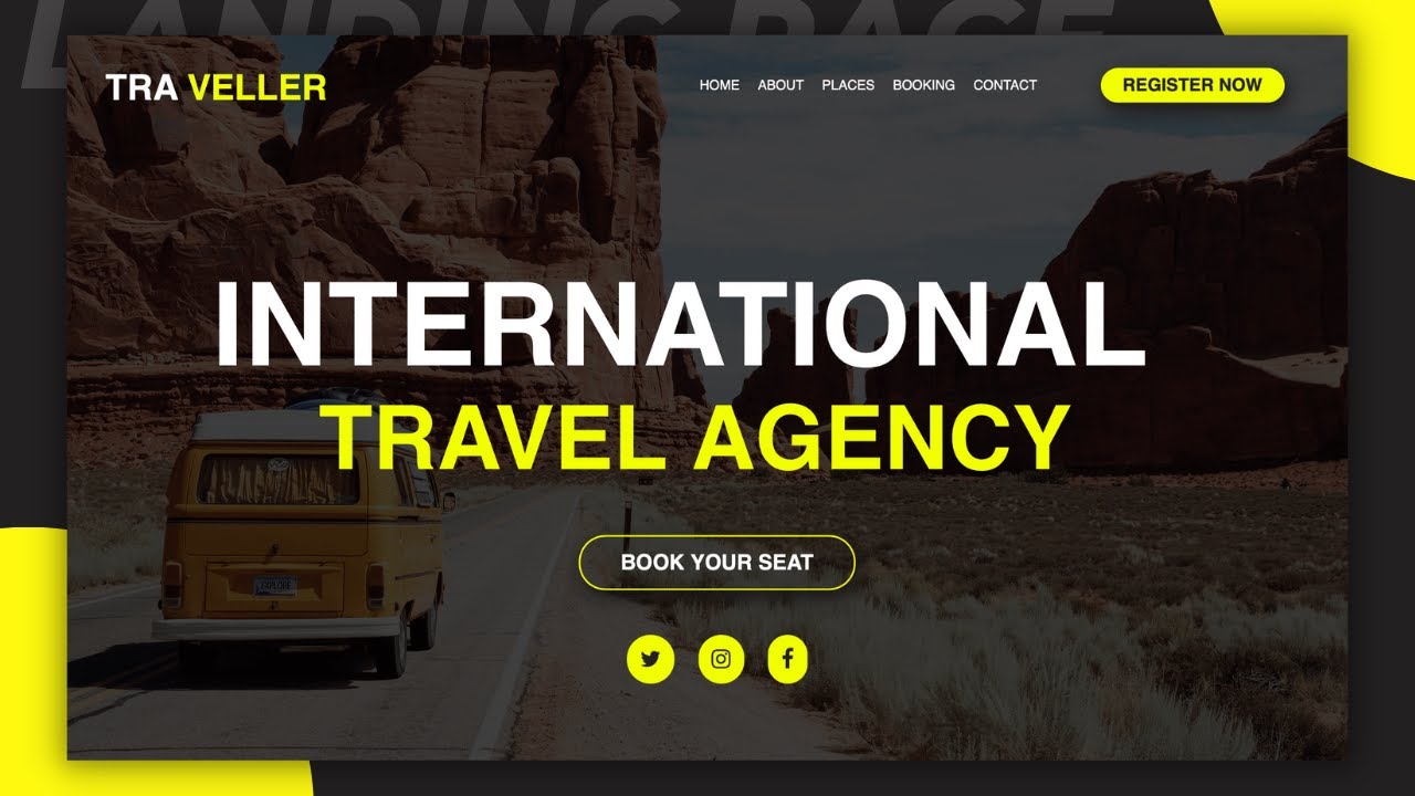 How To Make a Simple Landing Page Using HTML & CSS