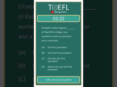 TOEFL Grammar Practice #015 | Structure Questions (Appositive)