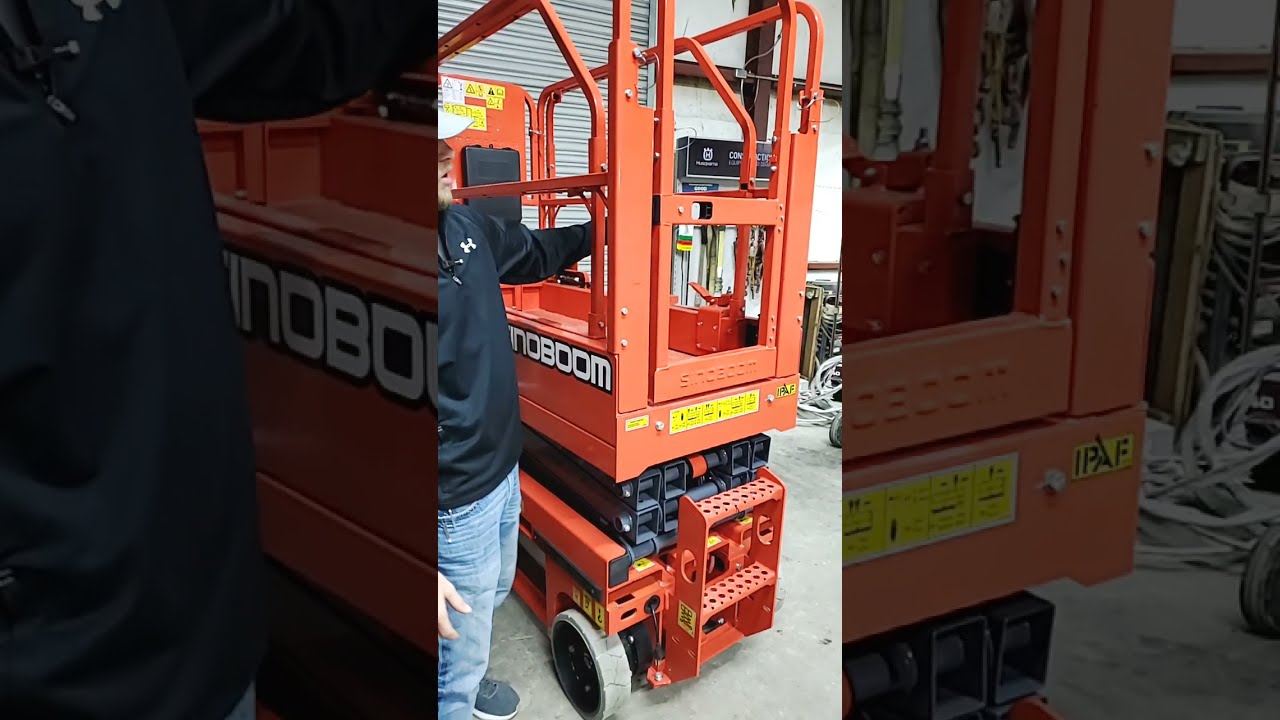 New SINOBOOM 1532 Scissor Lift in Rental Fleet