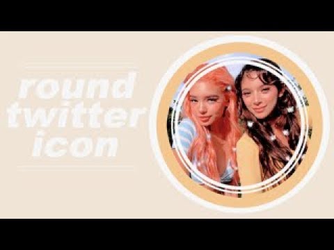 Round Twitter Icon Tutorial