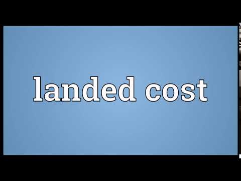 Landed cost Meaning | Wordogram