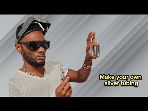 Sterling silver tube tutorial