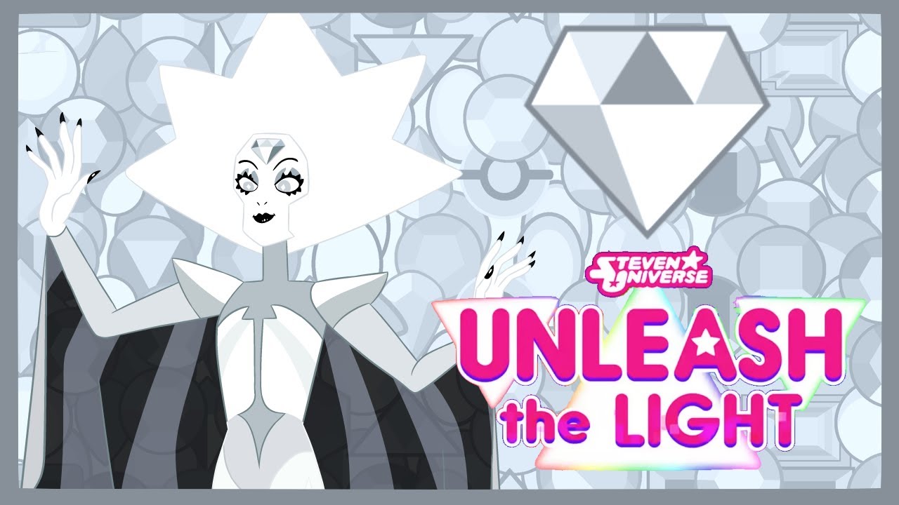 Drawing White Diamond on the Unleash The Light Style | Rose Cuarzo