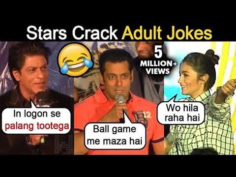 Bollywood Stars Crack DOUBLE MEANING Jokes In Public | Ranbir, Alia, Kareena, Shahid, Salman, SRK