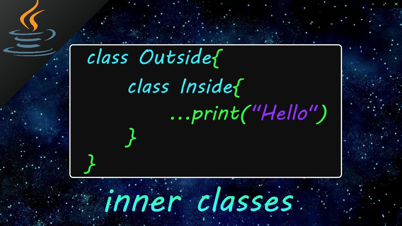Java inner classes 👩‍🏫