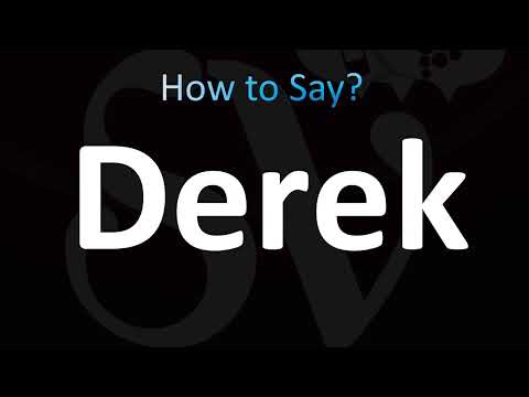 How to Pronounce Derek (CORRECTLY!)