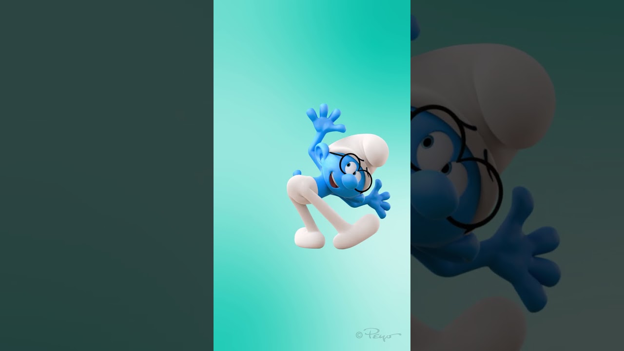 Brainy's does the smurf! #smurfsmovie #smurf
