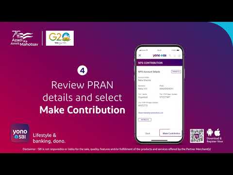 YONO SBI is here to ease your NPS Contribution (PRAN)
