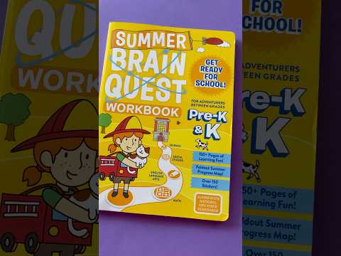 Brain Quest Summer Workbook Pre K & K - Workman Publishing