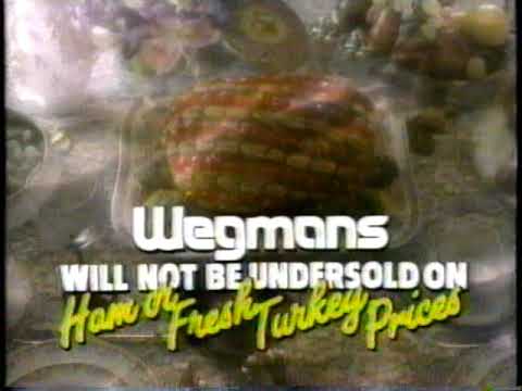 1990 Wegmans "Will not be undersold" Christmas TV Commercial