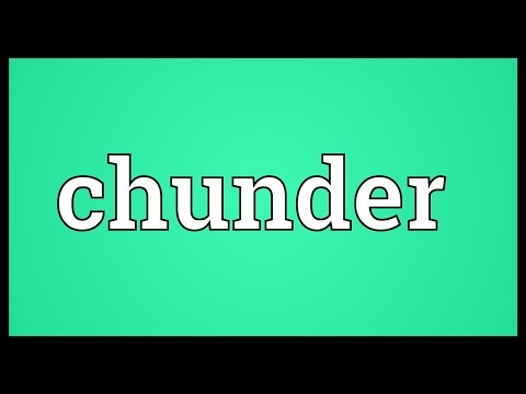 Chunder Meaning