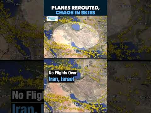 Flights Avoid Middle East Airspace | Israel-Iran Conflict Grounds Airlines