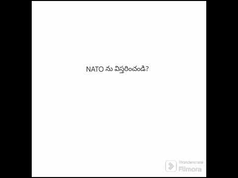#Full form of NATO