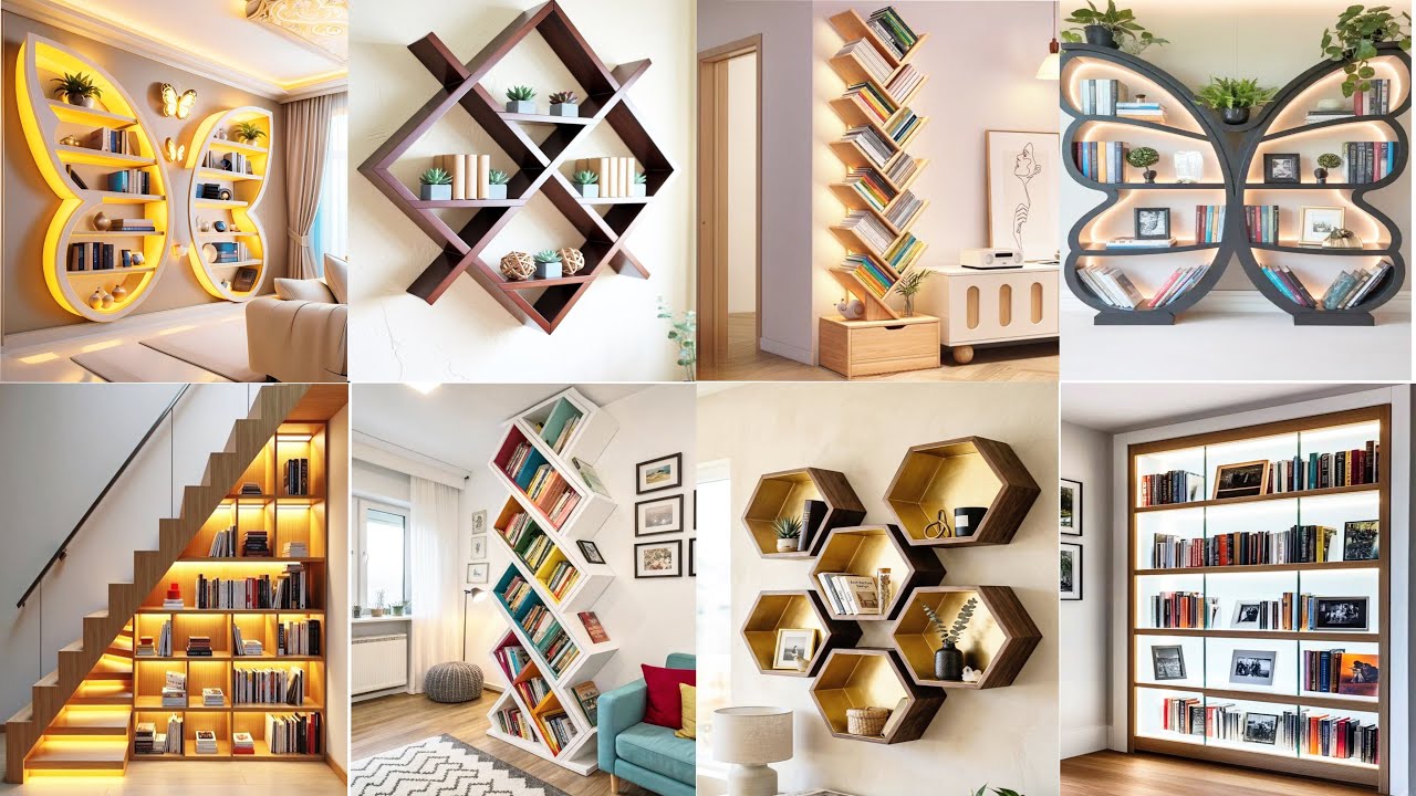 Modern Bookshelf Design Ideas | Home Library Setup Inspiration | new bookshelves design 2026