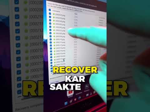 Recover Deleted Photos, Videos, Files from Laptop😱 #techshorts