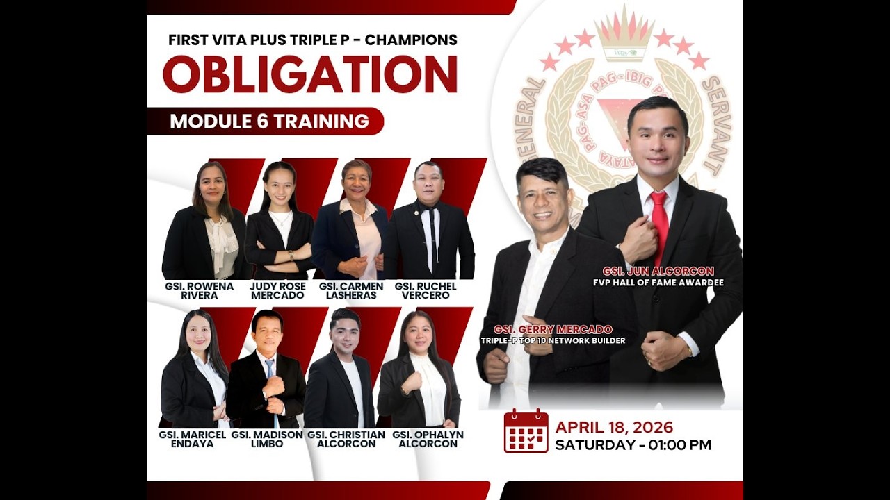 MODULE 6 : OBLIGATION TRAINING | APRIL 18, 2026