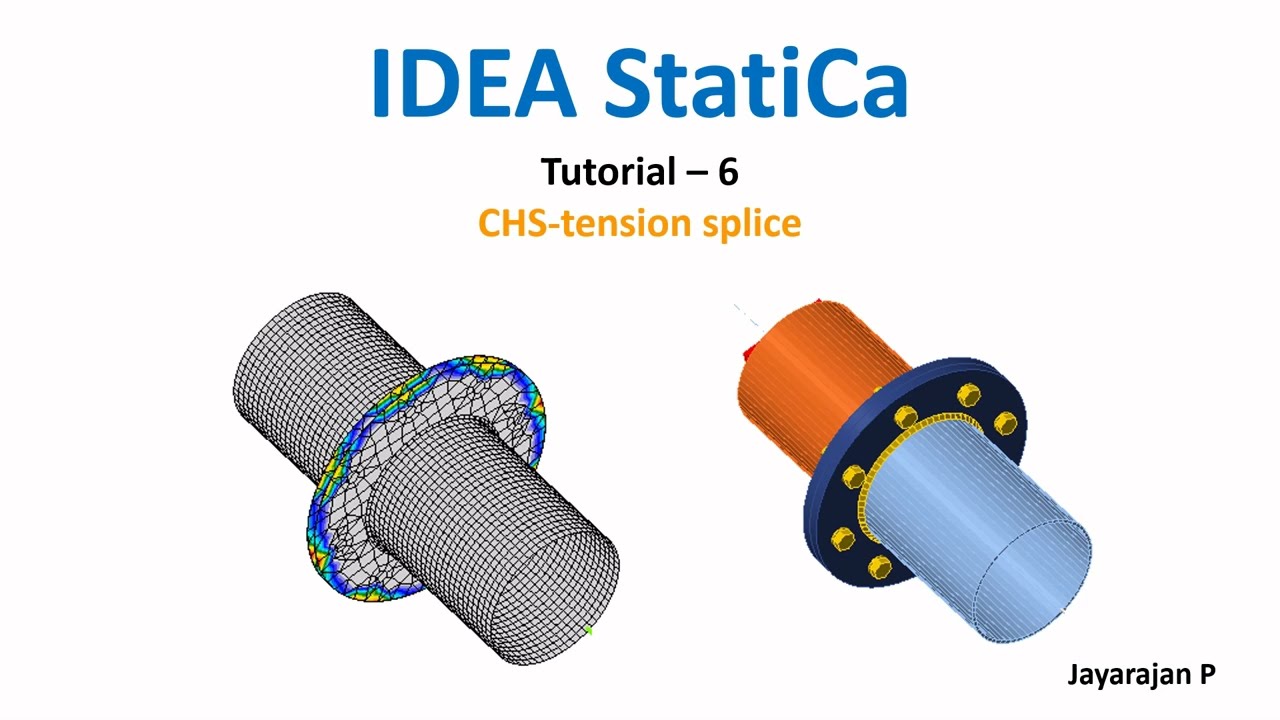 IDEA StatiCa: tutorial-6: Circular hollow section(CHS) tension splice