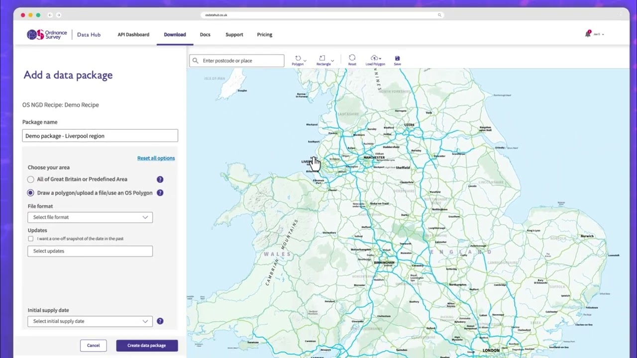 OS Select+Build: How to download a data package