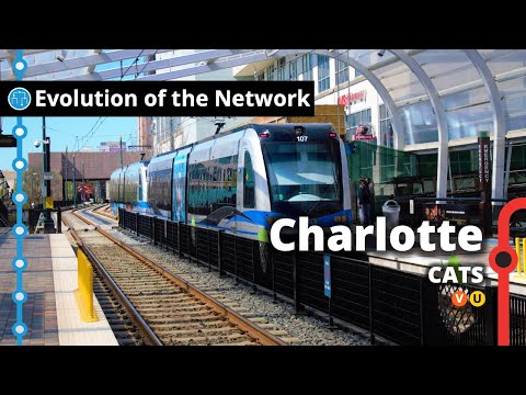 Charlotte's Light Rail Network Evolution