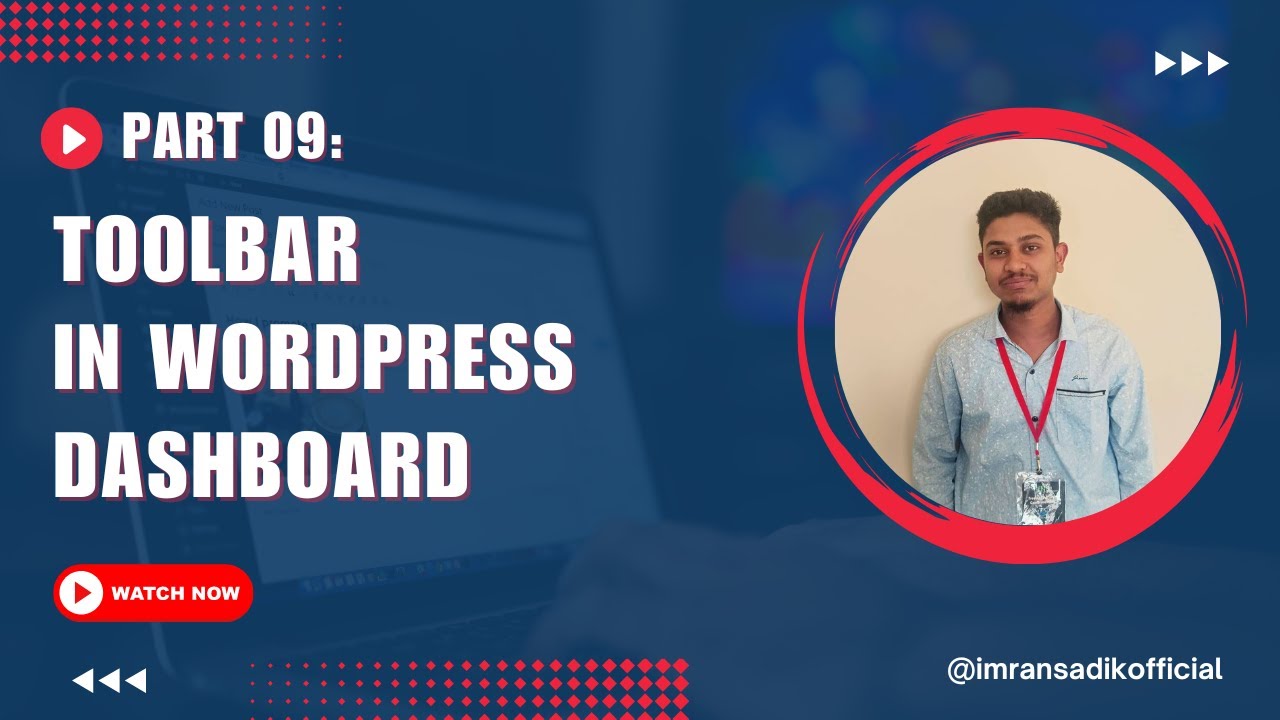 WordPress Bangla Tutorial for Beginners | 09. Toolbar In WordPress Dashboard