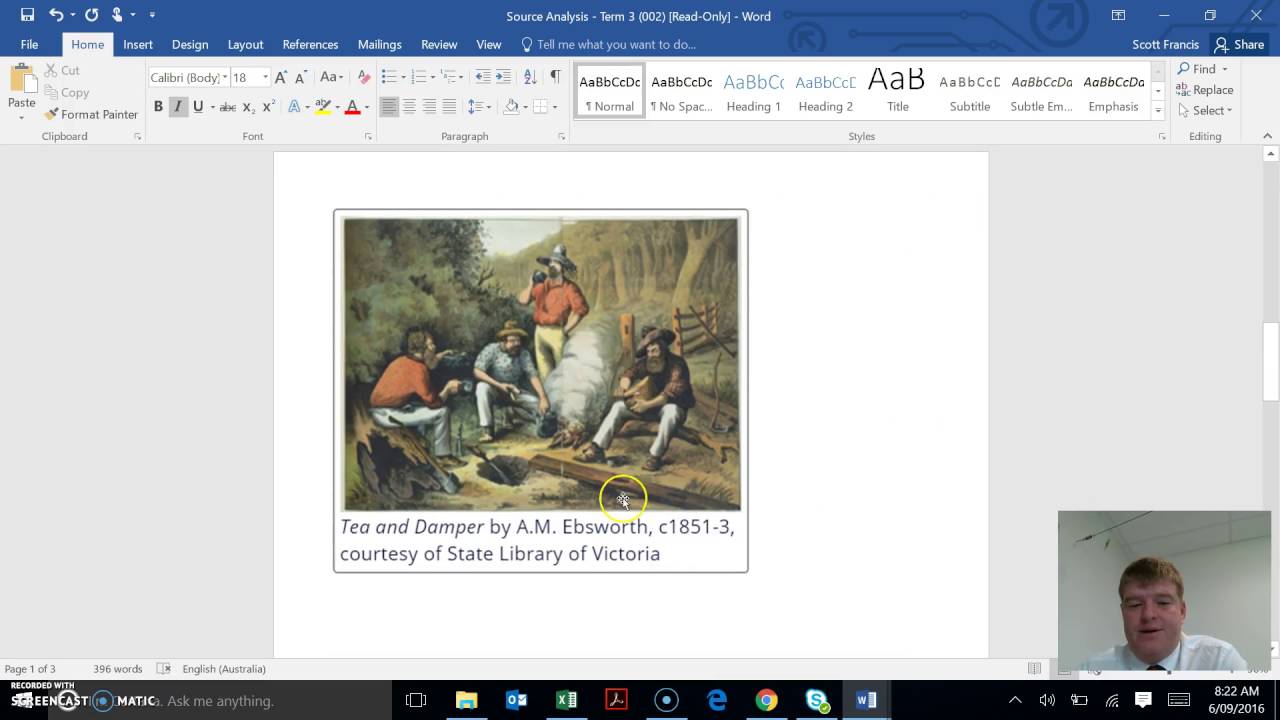 Year 9 History Source Analysis