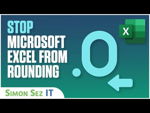 How to Stop Microsoft Excel from Rounding Numbers - The Easy Way