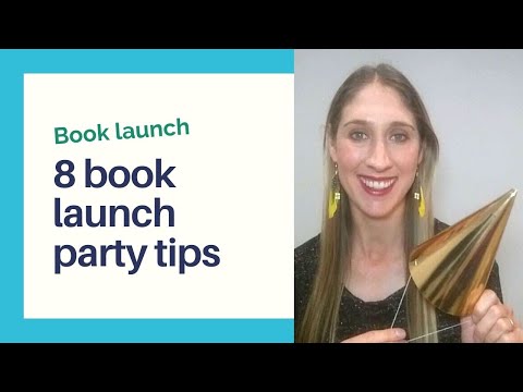 Book launch ✍️🎉🥳 A toast to 8 book party tips to try