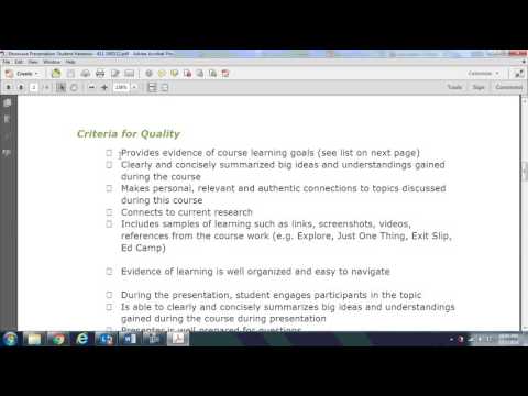 Showcase Portfolio Video Explanation 160313